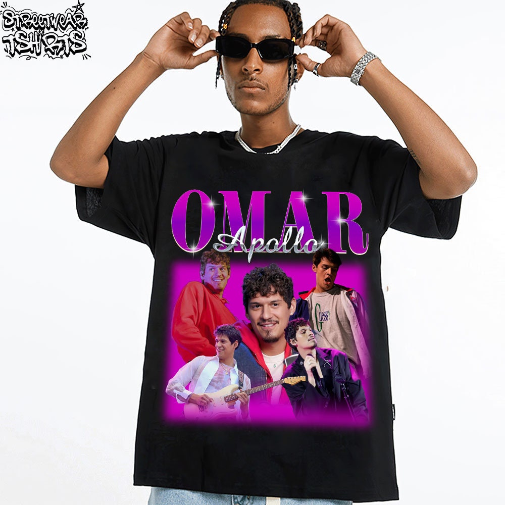 Omar Apollo Vintage Graphic 90s Tshirt Singer Homage Graphic - Etsy
