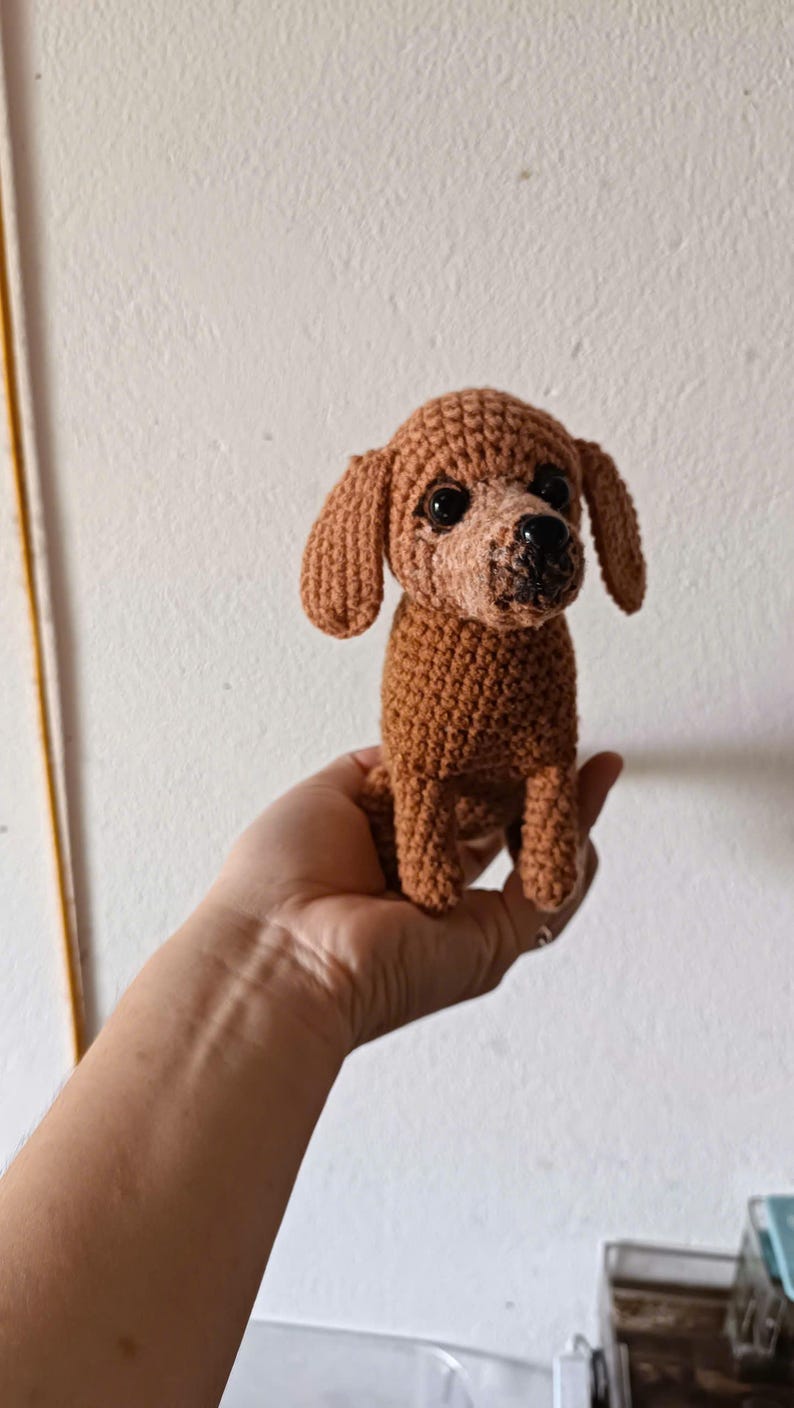 Custom Yorkie Crochet Dog – Handmade Yorkshire Terrier Plush ...