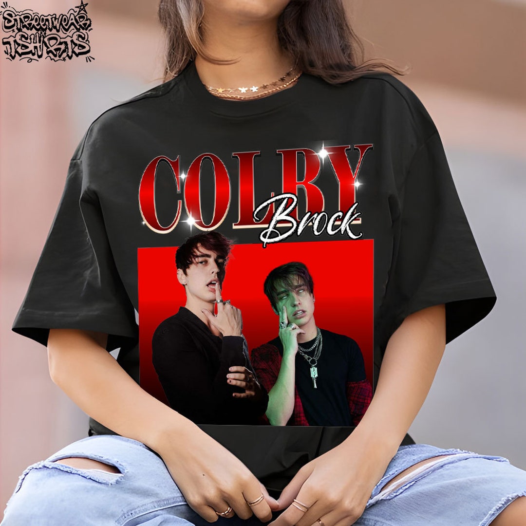 Colby Brock Vintage Graphic 90s Tshirt Youtuber Homage - Etsy