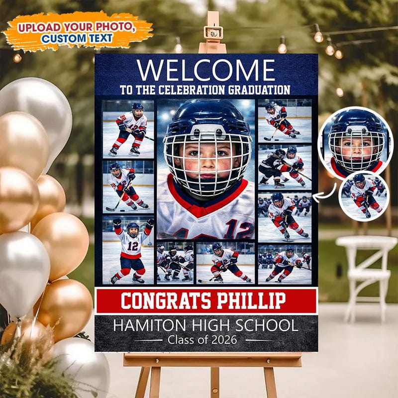 Hockey Themed Graduation - Etsy