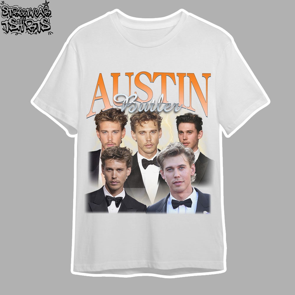 Austin Butler Vintage Graphic 90s Tshirt, Actor Homage Graphic T-shirt ...