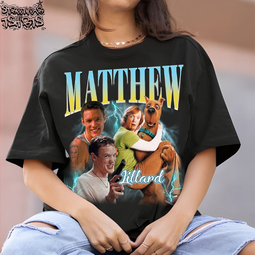 Matthew Lillard Vintage Graphic 90s Tshirt, Actor Homage Graphic T ...