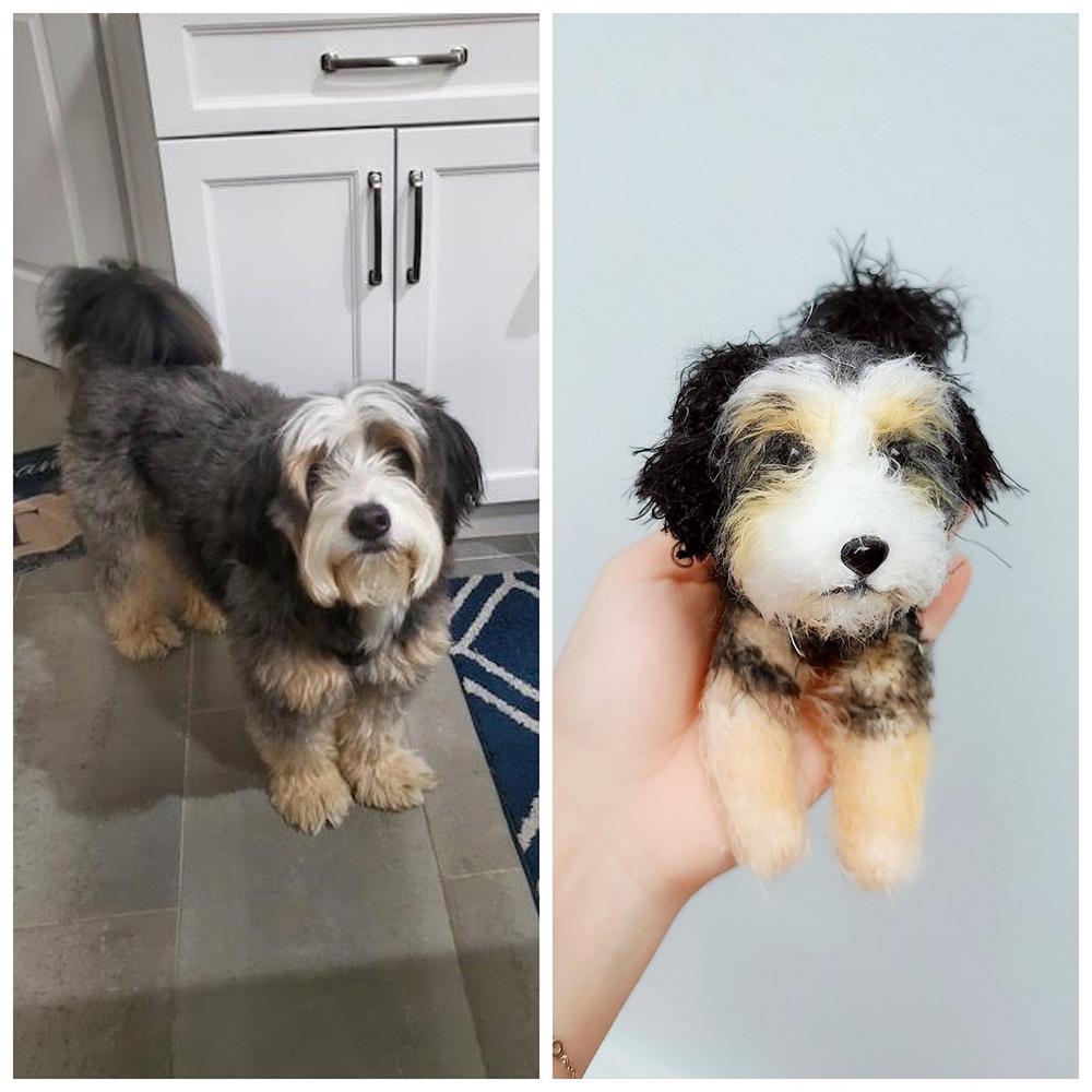 Custom Stuffed Dog, Funny Custom Dog Plush, Custom Crochet Dog, Custom ...