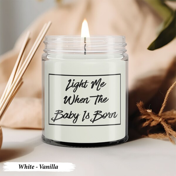 Light When Baby is Born Candles - Etsy