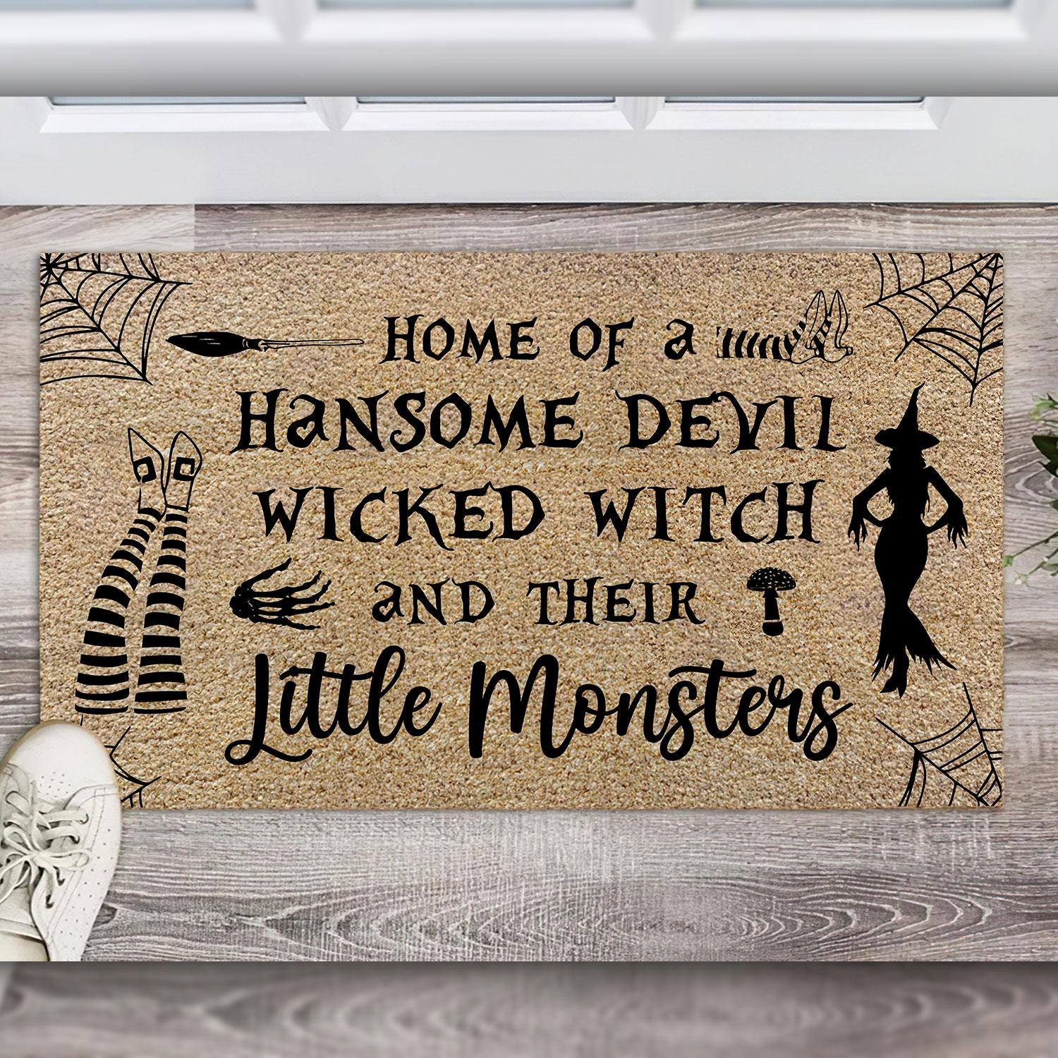 Home of A Handsome Devil Wicked Witch and Their Little Monsters, Spooky ...
