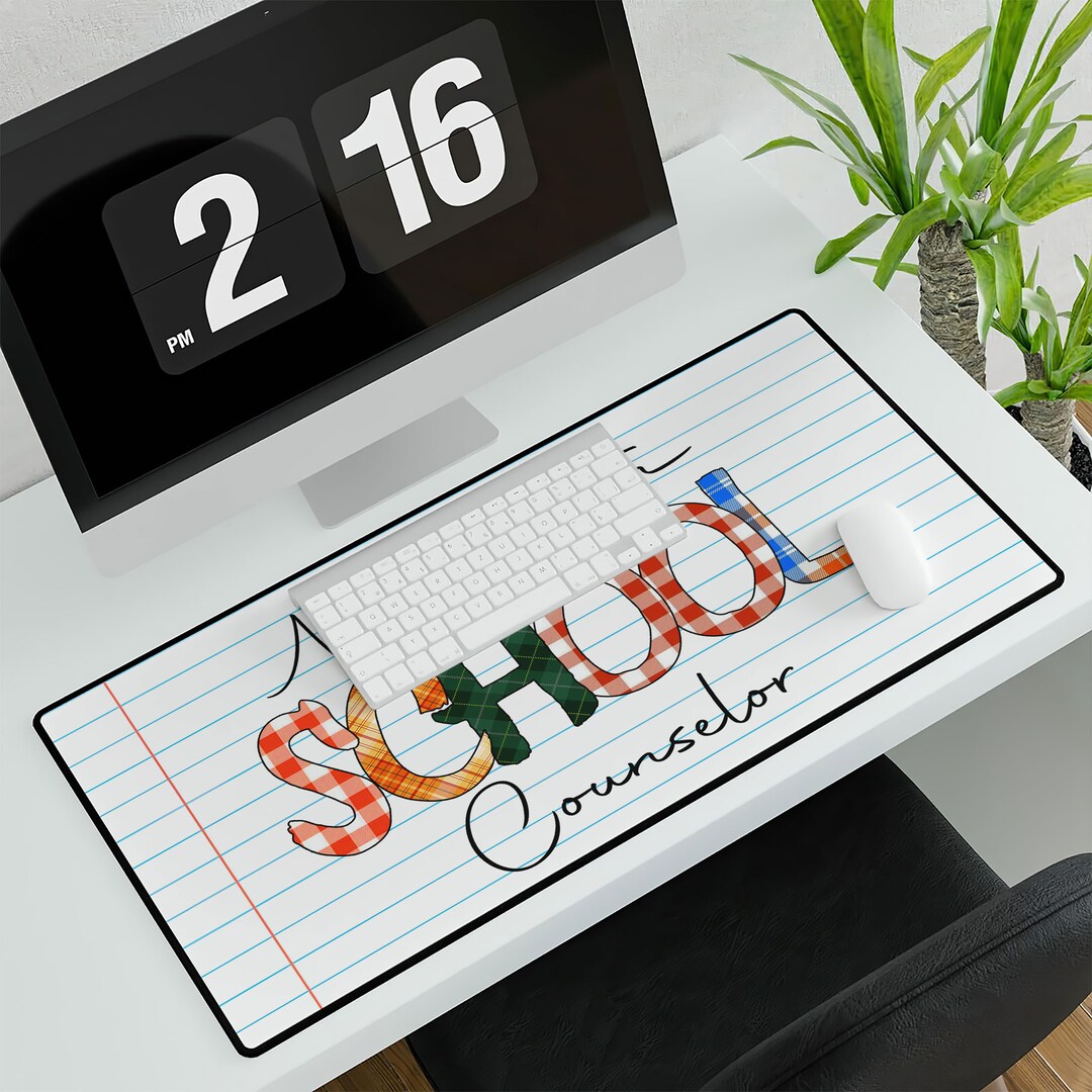 School Counselor Personalized Deskmat, School Counselor Mouse Pad ...