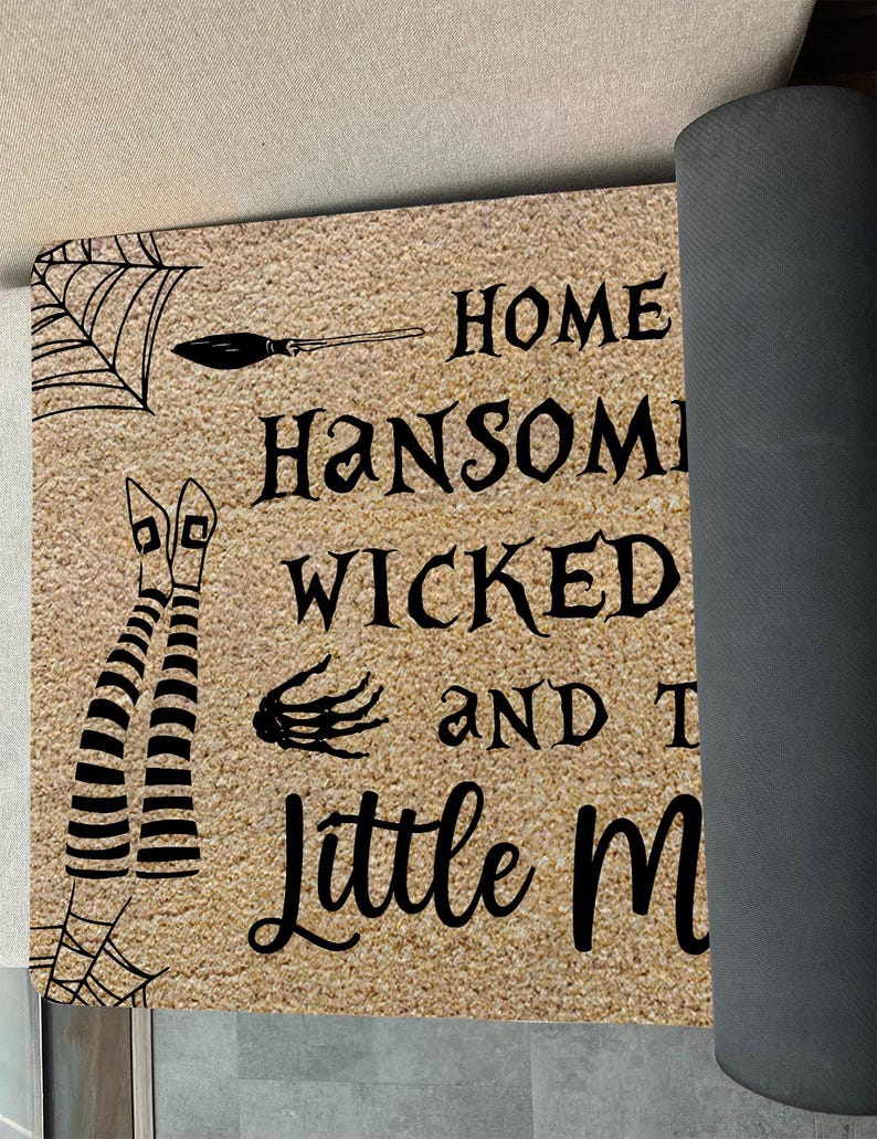 Home of A Handsome Devil Wicked Witch and Their Little Monsters, Spooky ...