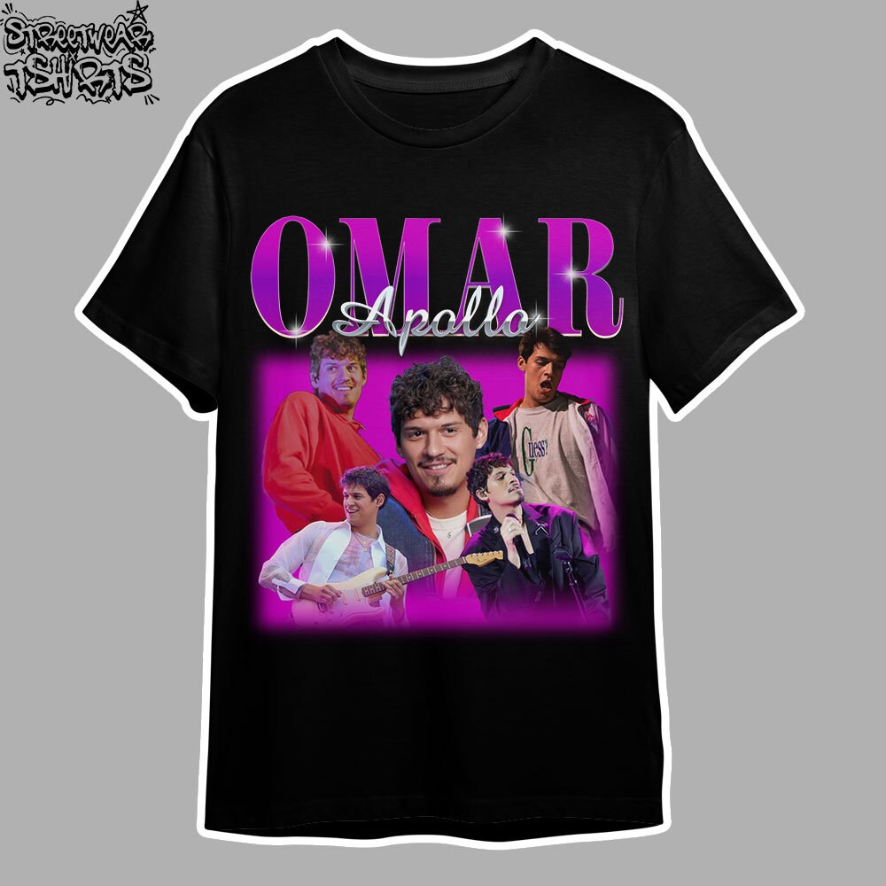 Omar Apollo Vintage Graphic 90s Tshirt Singer Homage Graphic - Etsy