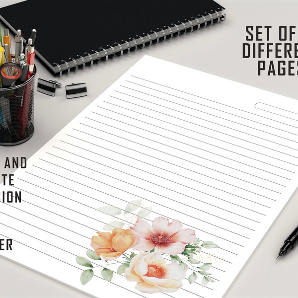 Spring Printable Stationery - Etsy