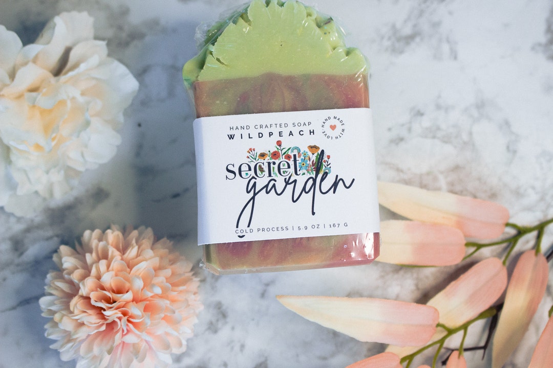 Secret Garden Frosted Soap, Herbal Floral Cold Process Soap Bar ...