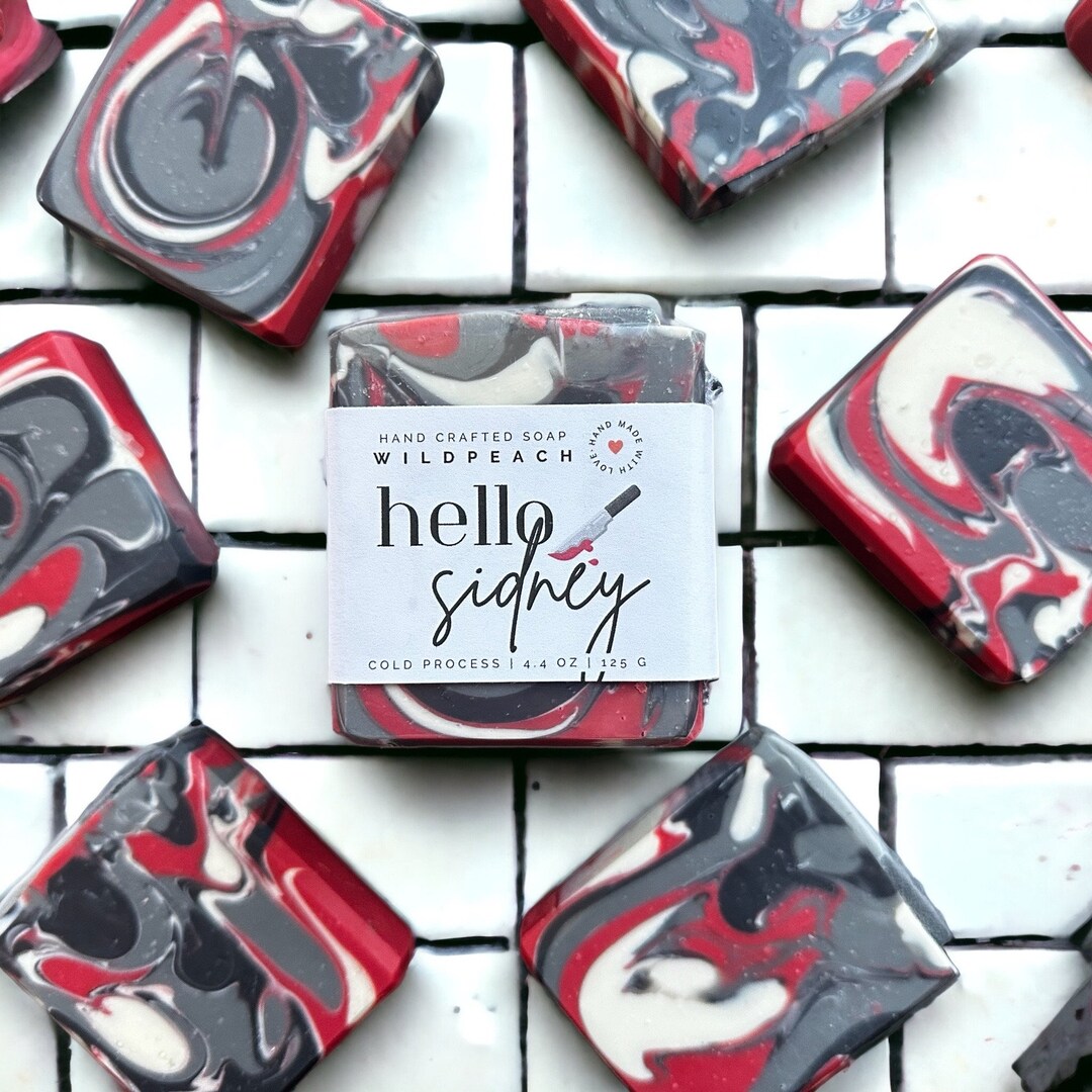 Cold Process Artisan Soap, Hello Sidney Halloween Ghostface Inspired ...
