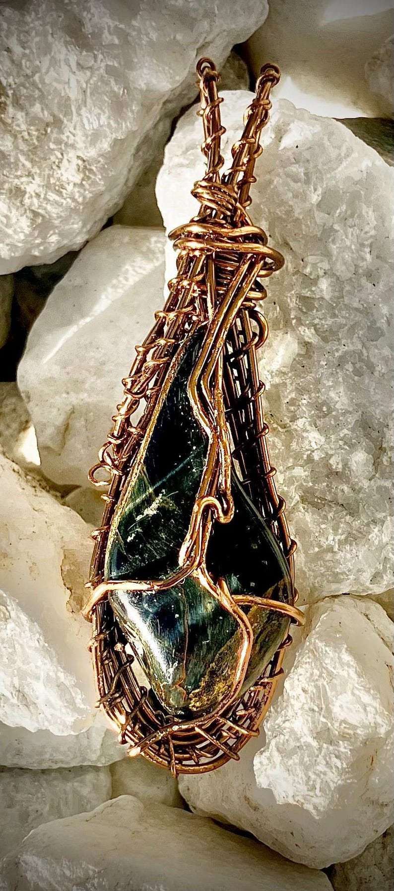 Falcon’s Eye Healing Stone - Etsy