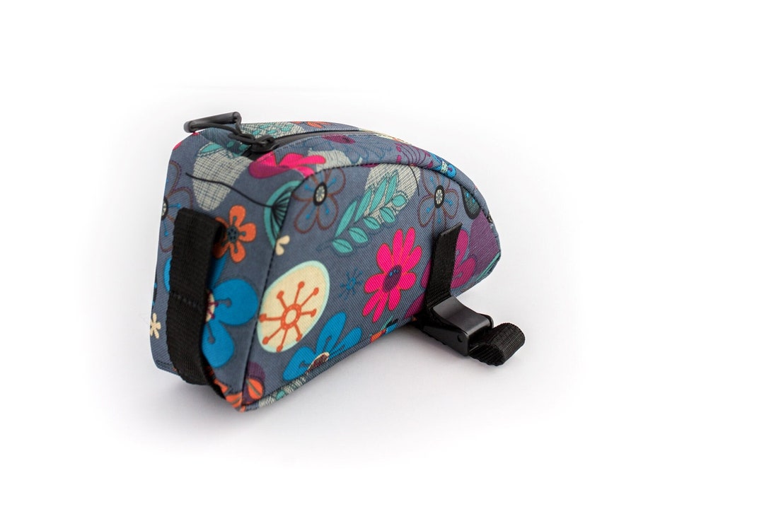 Bike Frame Tube Bag, Under Top Tube Bag, Saddle Frame Bag, Handmade ...