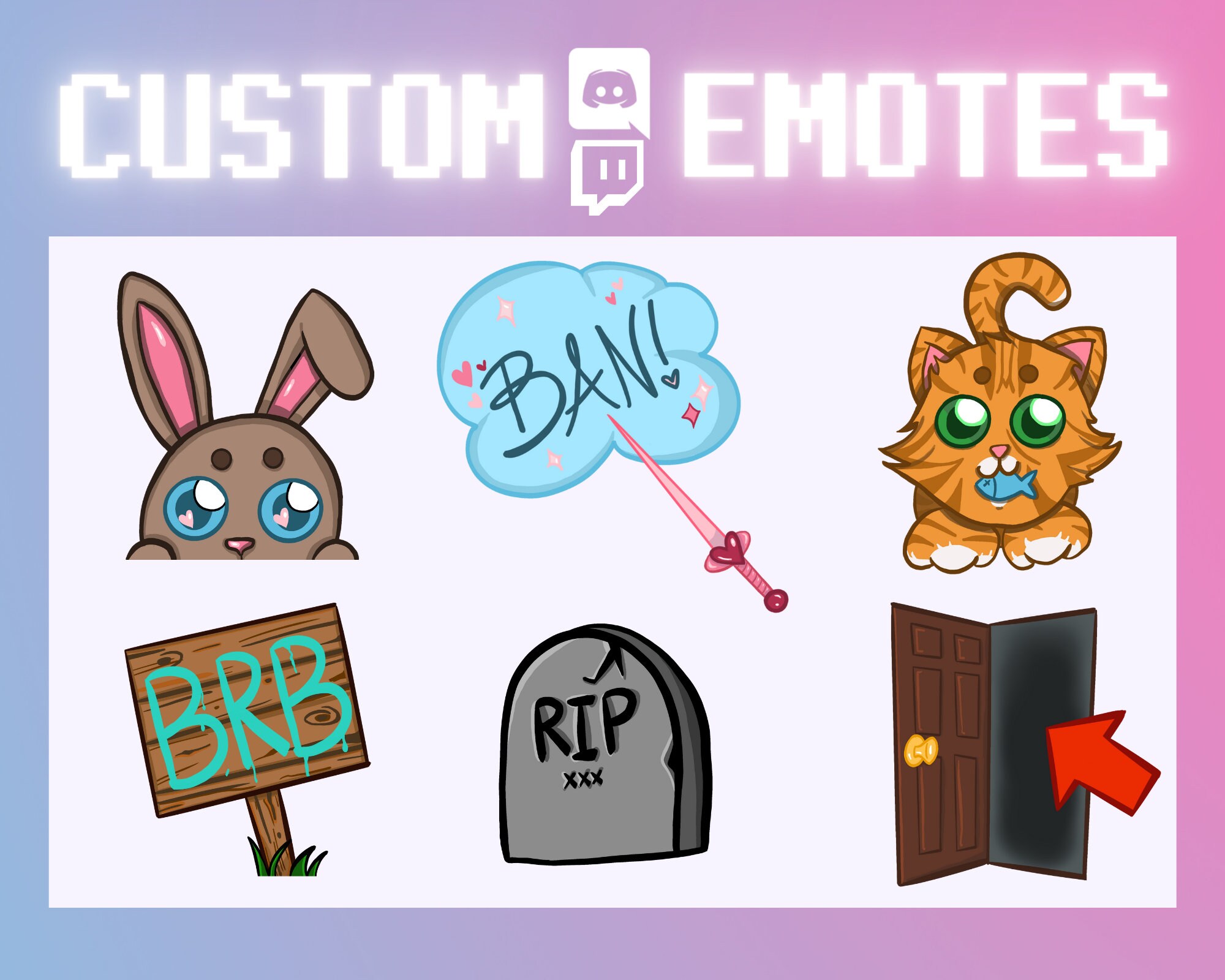 Custom Twitch and Discord Emotes - Personalized Emojis for Streamers ...