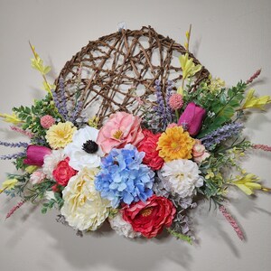 Natural Spring Door Hanger - Etsy