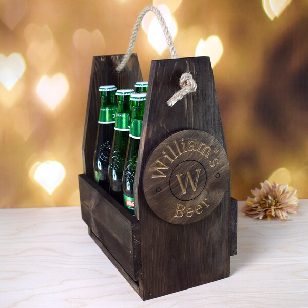 Wood Beer Carrier - Etsy