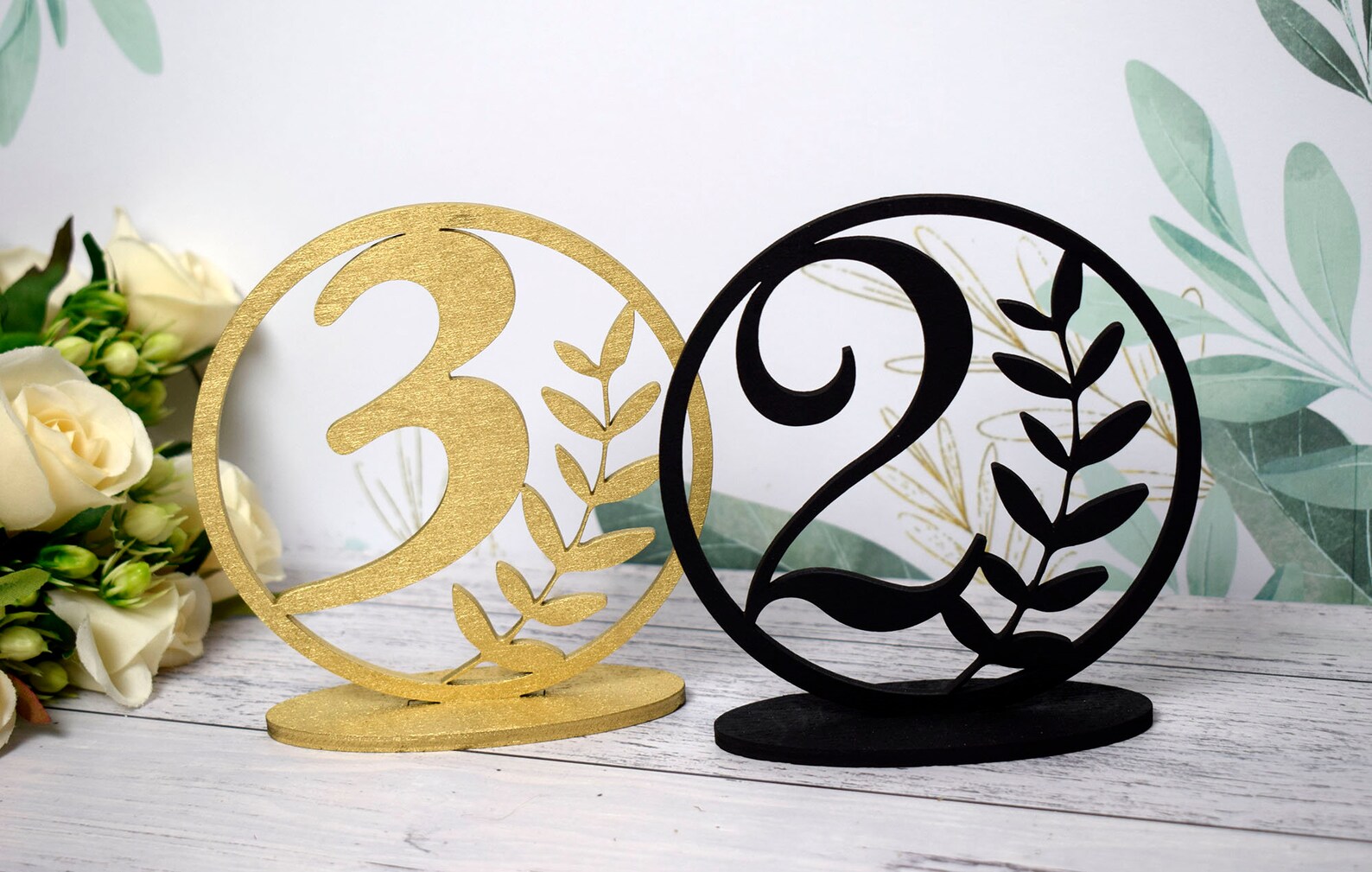 Wedding Table Numbers Table Numbers Wedding Decor Gold - Etsy