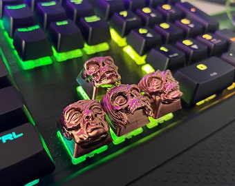 Gold Skull Keycap - Etsy UK