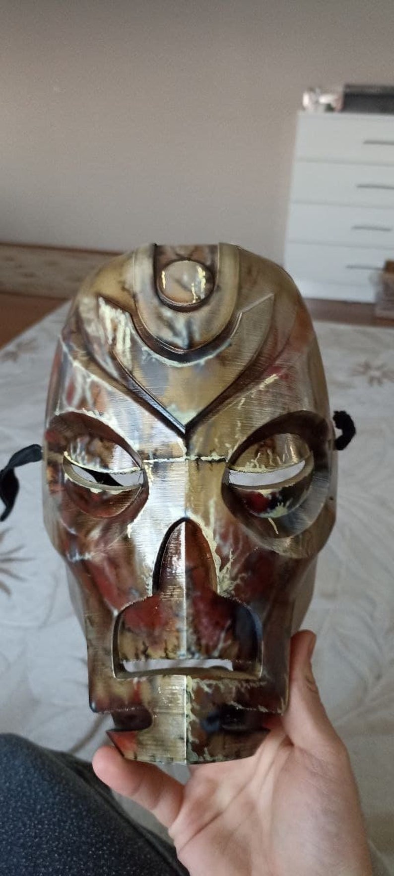 Dragon Priest Mask: Skyrim Cosplay Mask, Customizable Color - Etsy