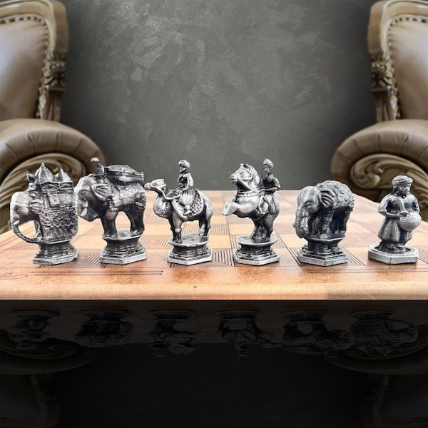 Indian Chess Set - Etsy