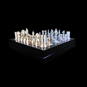 Viking Warrior Chess Set With Chessboard Scandinavian Figure Chess Set ...