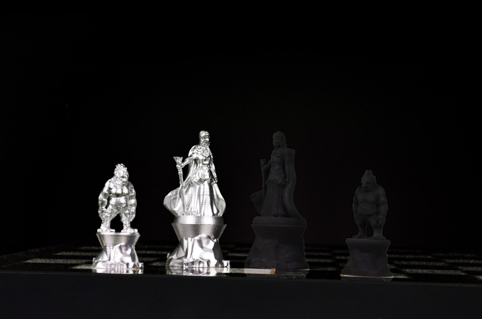 Troll Chess Set With Chessboard Troll Figure Chess Set - Etsy