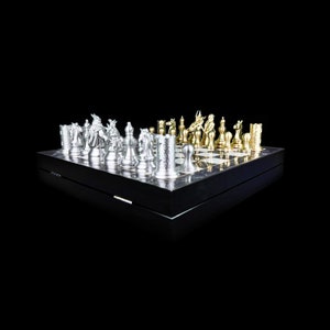 Viking Warrior Chess Set With Chessboard Scandinavian Figure Chess Set ...