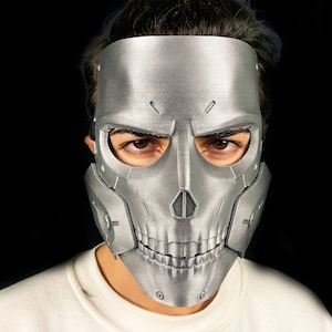 Skull Cosplay Face Mask Death Stranding Costume Mask Adjustable to Face ...