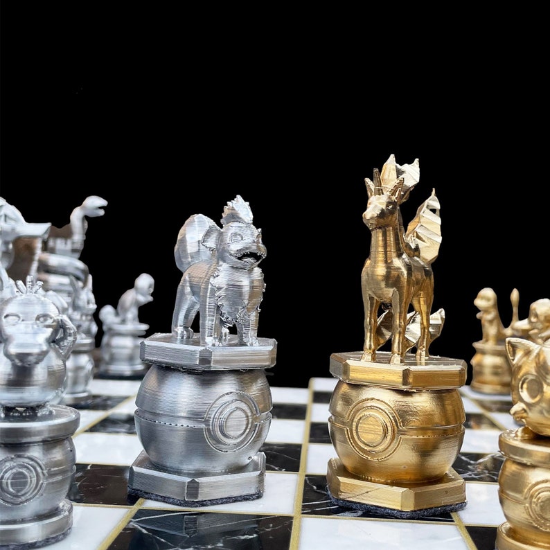 Pokemon Chess Set | Poke Board & Characters, Customizable - Etsy
