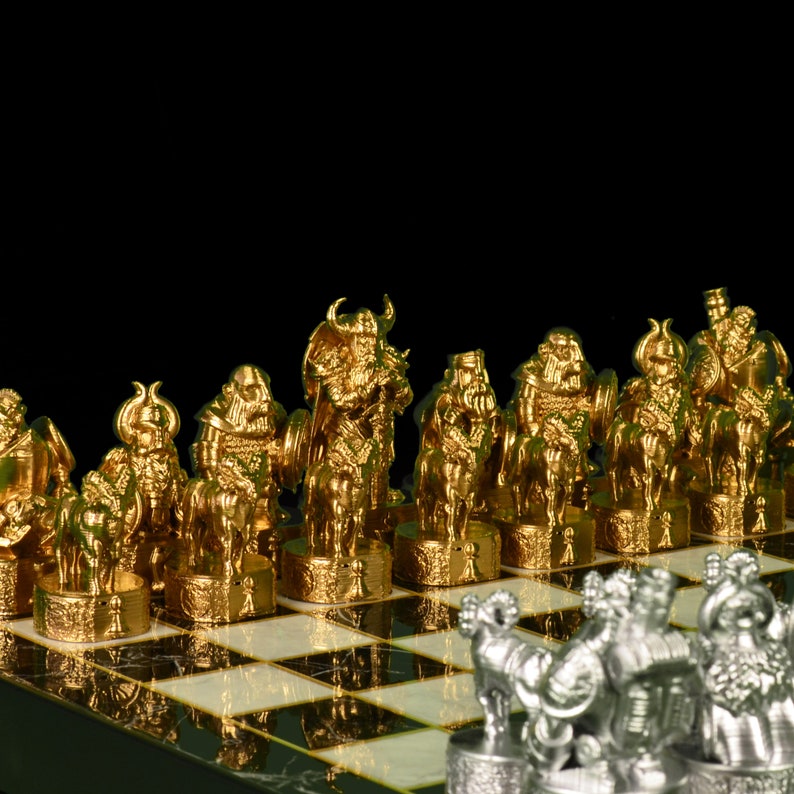 Dwarfs Chess Set With Chessboard-personalized Medieval Dwarf - Etsy