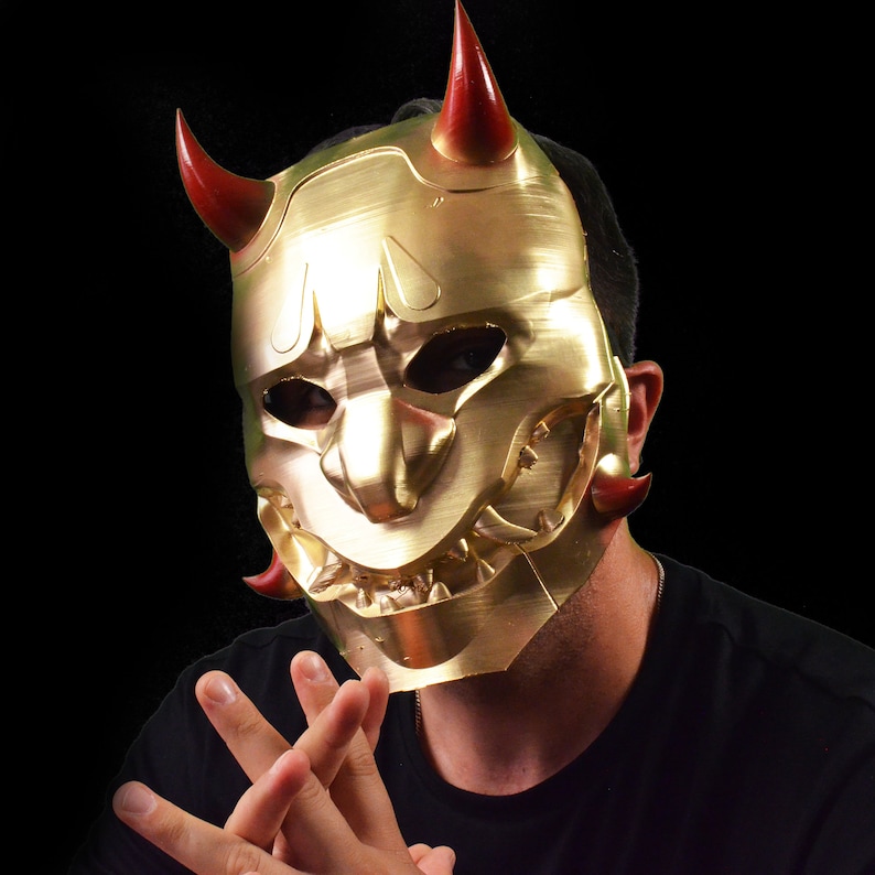 Demon Devil Cosplay Mask personalized Devil Prom Mask - Etsy