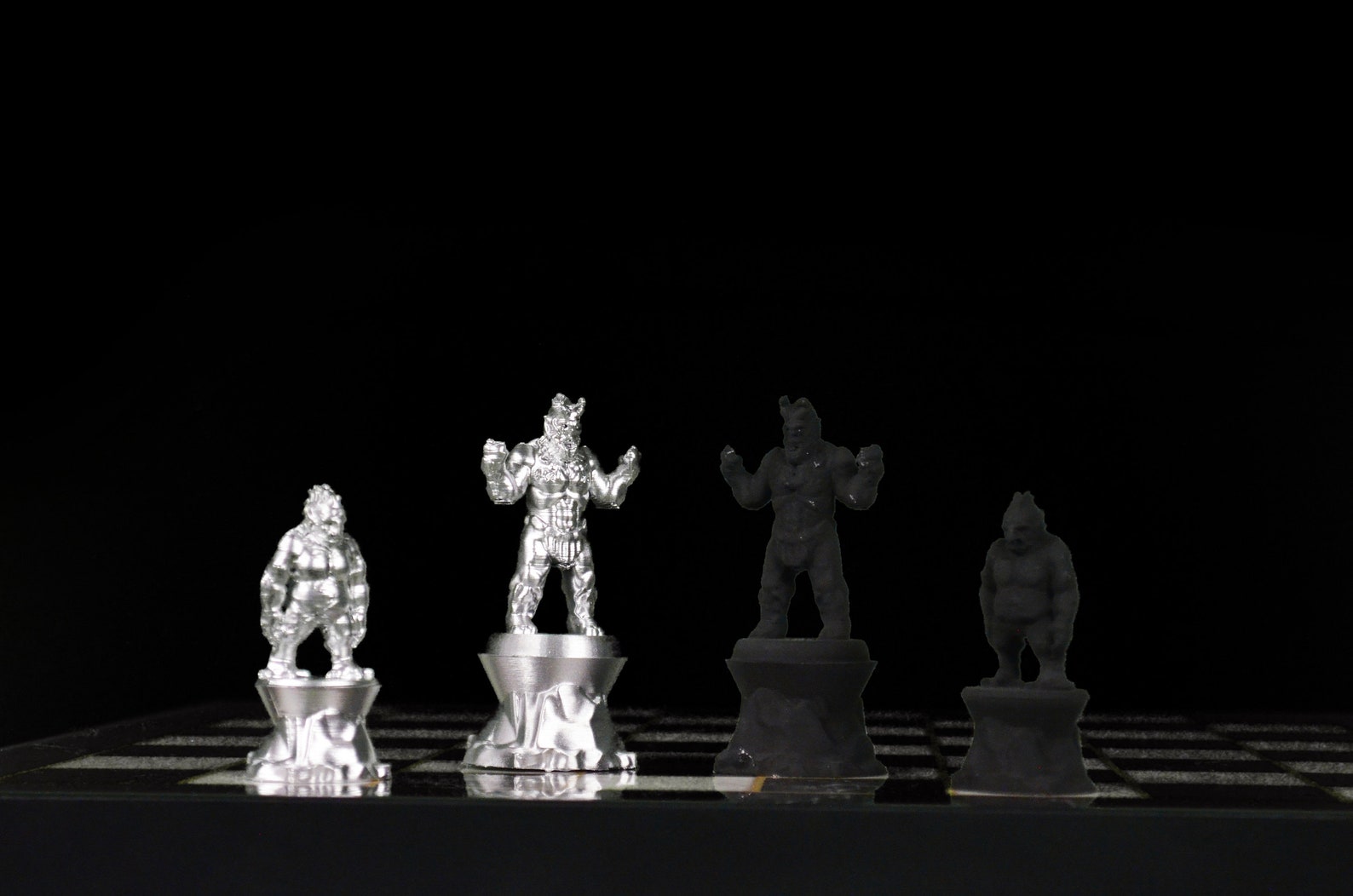 Troll Chess Set With Chessboard Troll Figure Chess Set - Etsy