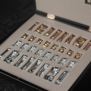 Metal Harr Pot Wizard Chess Set With Chessboard Personalized Name Plate ...