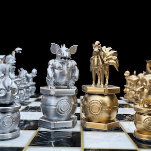 Pokemon Chess Set With Chessboard Pokemon Characters Chess Set ...