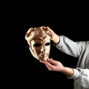 Medieval Mask Full Face Cosplay Mask Medieval Knightl Halloween Costume ...