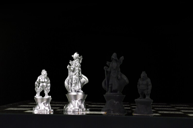 Troll Chess Set With Chessboard Troll Figure Chess Set - Etsy