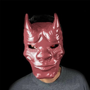 Devil Halloween Cosplay Mask Hunter Hell Demons Horror Costume Mask ...