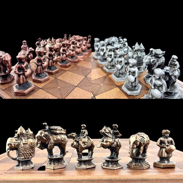 Indian Chess Set - Etsy