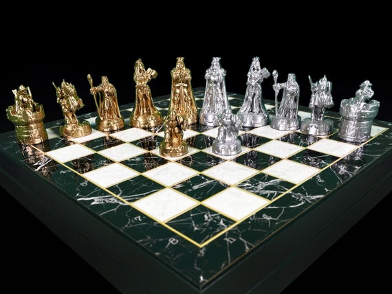 Human Chess Set With Chessboard Personalized Fantasy Human | Etsy