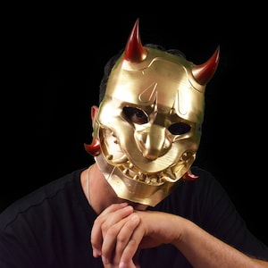 Demon Devil Cosplay Mask personalized Devil Prom Mask - Etsy