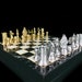 Unique Space Chess Set With Chest Chessboard Perfect Gift for Sci-fi ...