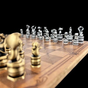 Heavy Metal Pokemon Personalized Chess Set With Chess Board Pikachu ...