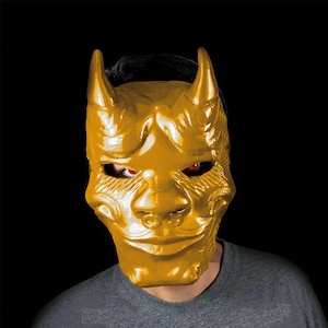 Devil Halloween Cosplay Mask Hunter Hell Demons Horror Costume Mask ...