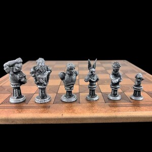 Chess Set - Metal Anime Chess Set With Chess Board Different Chess Set ...
