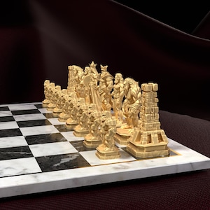 Titans Giants Gods Chess Set 3D Model: Historical STL Files (printable ...