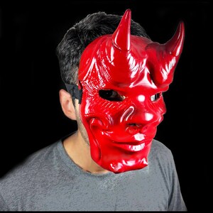 Devil Halloween Cosplay Mask Hunter Hell Demons Horror Costume Mask ...