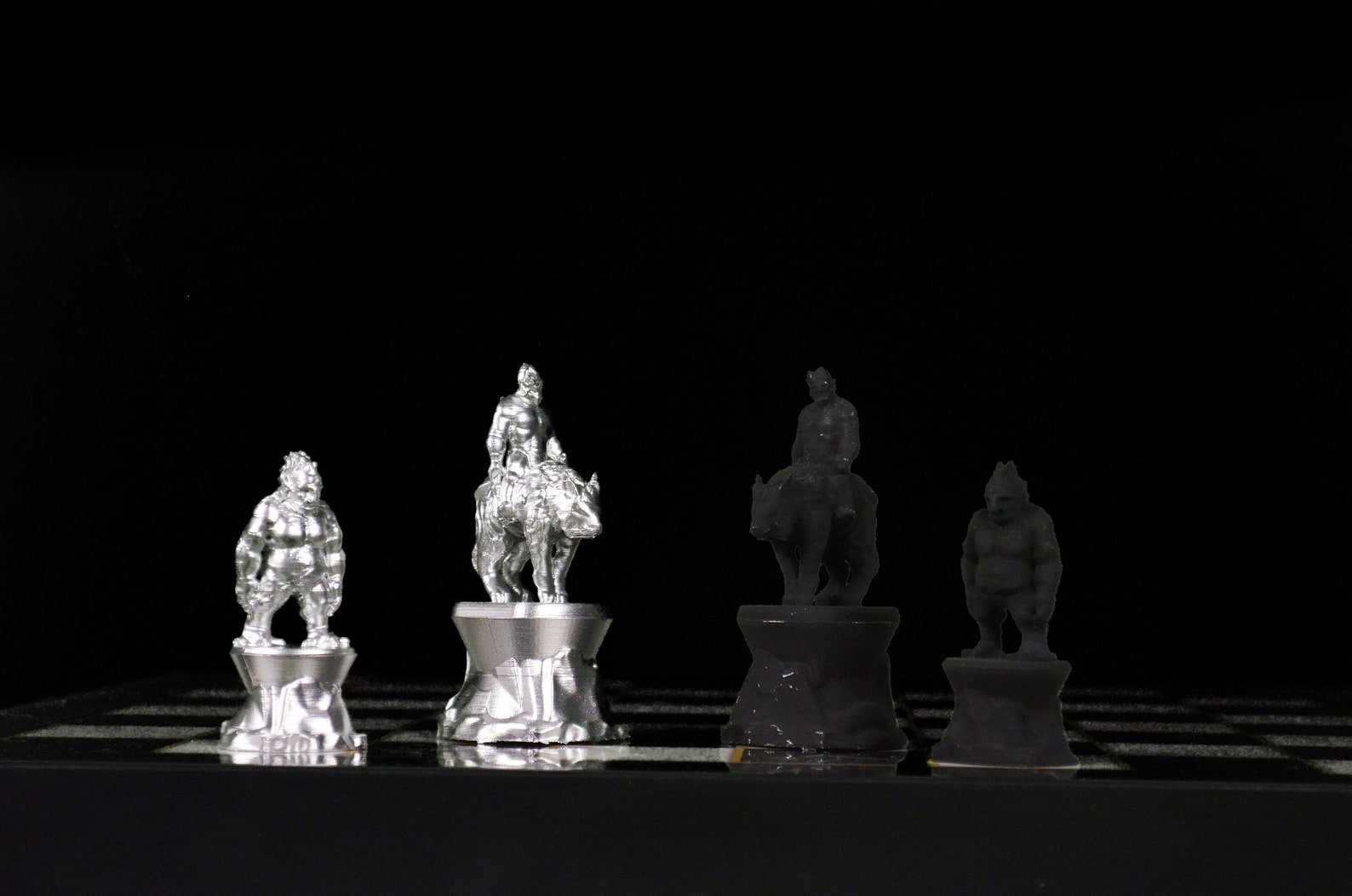 Troll Chess Set With Chessboard Troll Figure Chess Set - Etsy