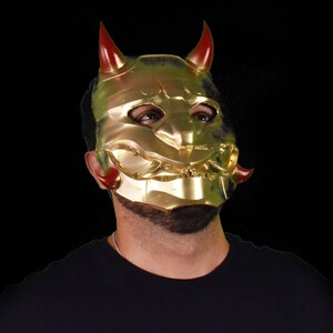 Demon Devil Cosplay Mask Personalized Devil Prom Mask | Customizable ...