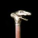 Snake Head Walking Stick Hand Carved Wizard Stick Hiking Animal Walking ...