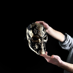 Skull Full Face Cosplay Maskhunter Skull Halloween Costume Mask ...